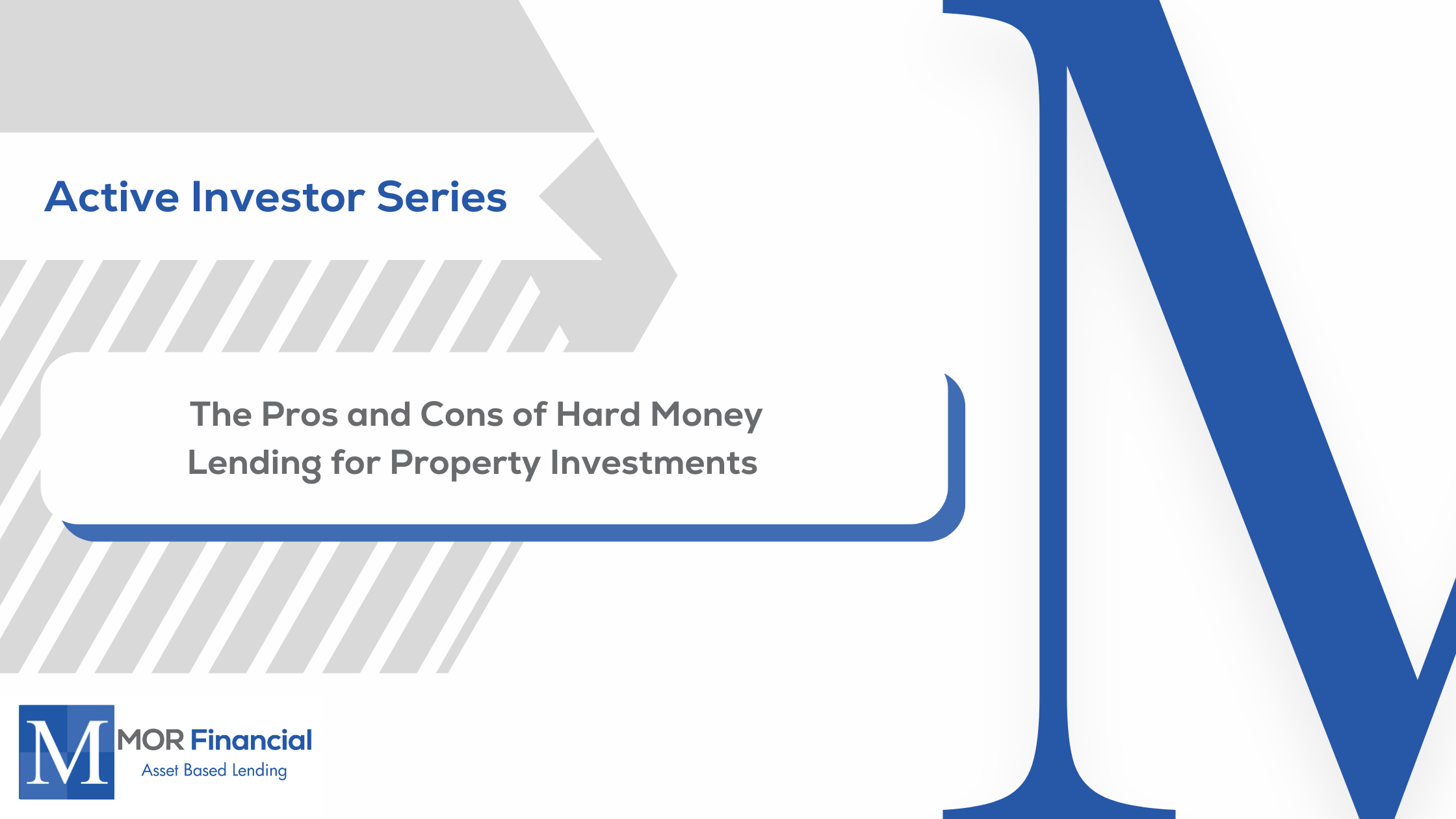 The Pros and Cons of Hard Money Loans for Property Investments - MOR ...